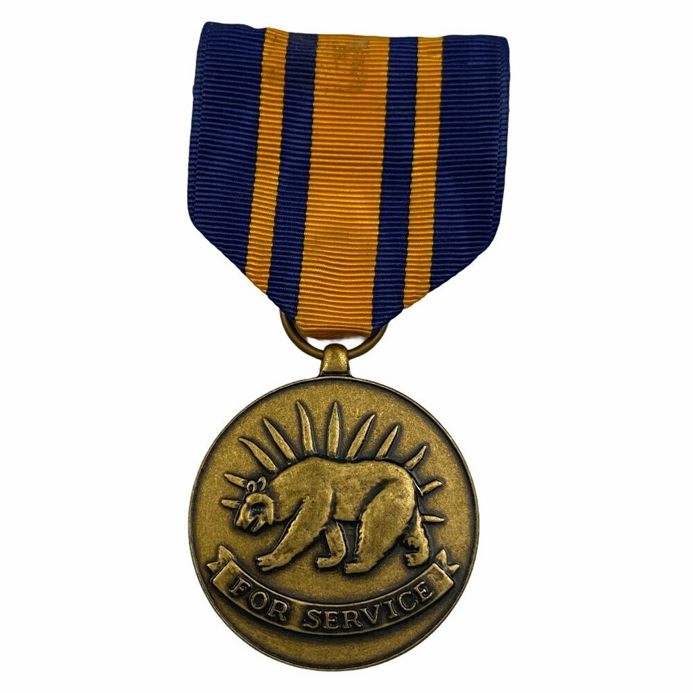 США, медаль "За службу в национальной гвардии штата Калифорнии"