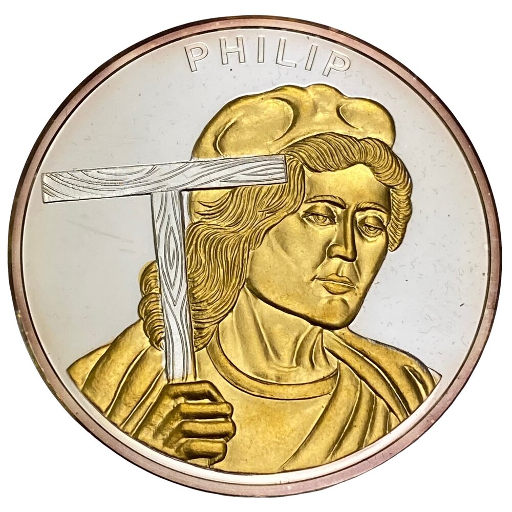 США, настольная медаль "12 апостолов. Святой Филип" 2001-2010 гг.