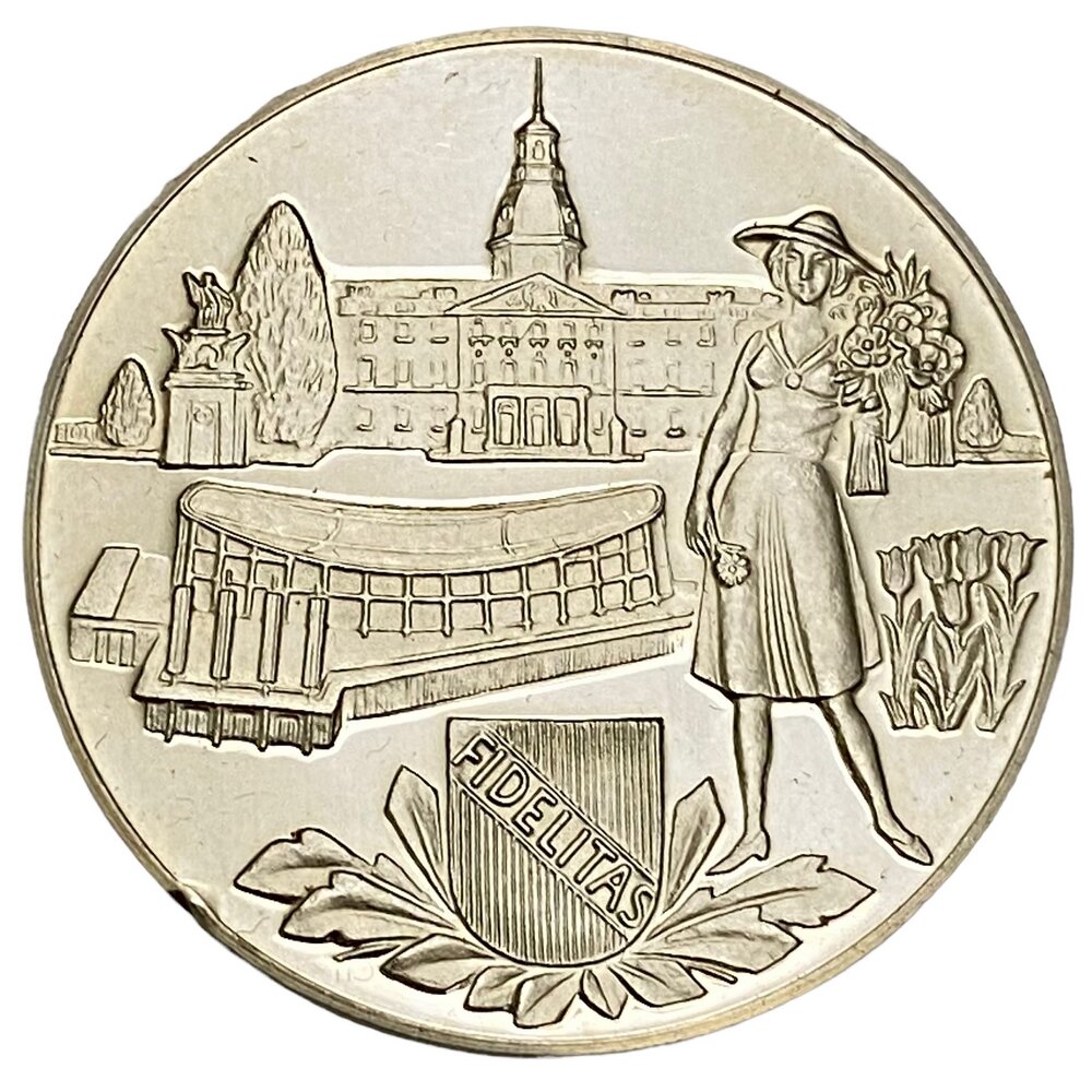 Германия, настольная медаль "Садовый фестиваль" 1967 г.