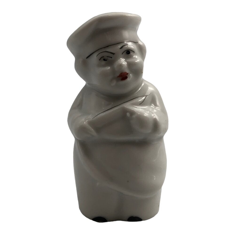 Фарфоровая солонка "Повар" 1920-1925 гг, СССР