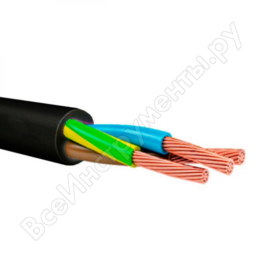 Провод с тремя жилами из меди, сечением для высокой проводимости, защитой из ПВХ, длина 50 метров, эксплуатация от -40 до +40 градусов Цельсия