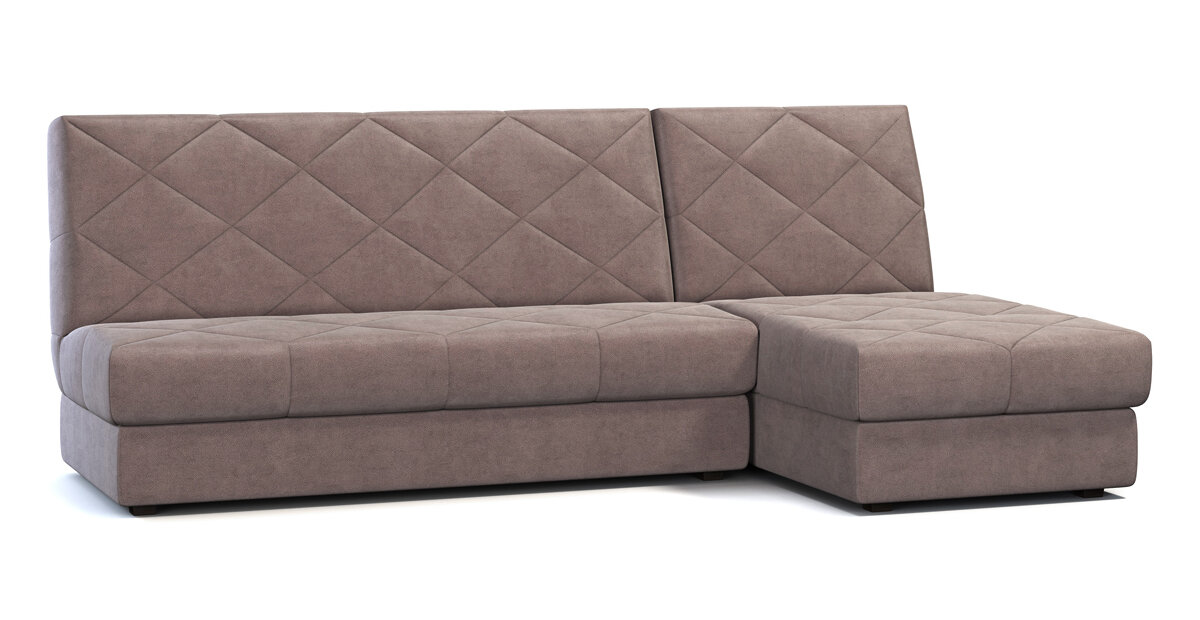 Угловой диван Цвет Диванов Баден NEXT 279 угловой Капучино