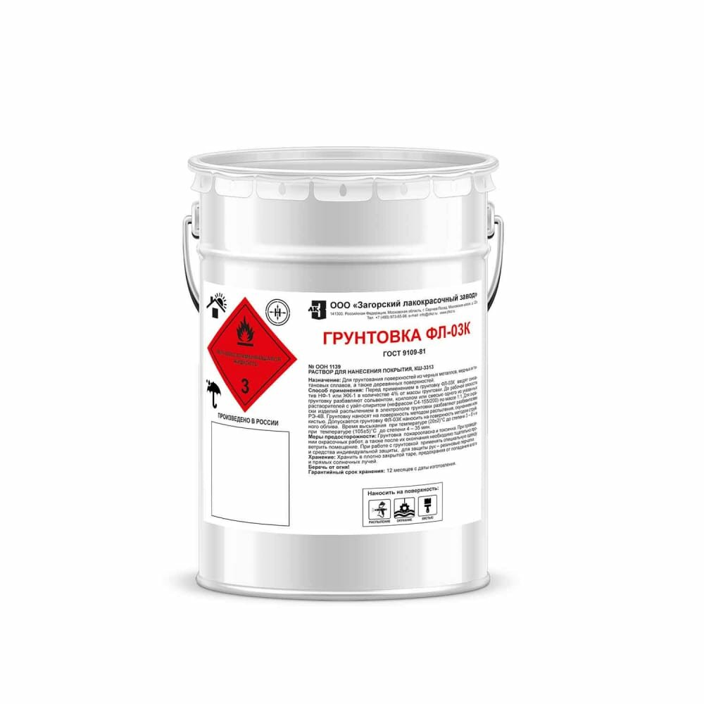 Грунт загорский лакокрасочный завод ФЛ-03К 5 кг ZLK05333