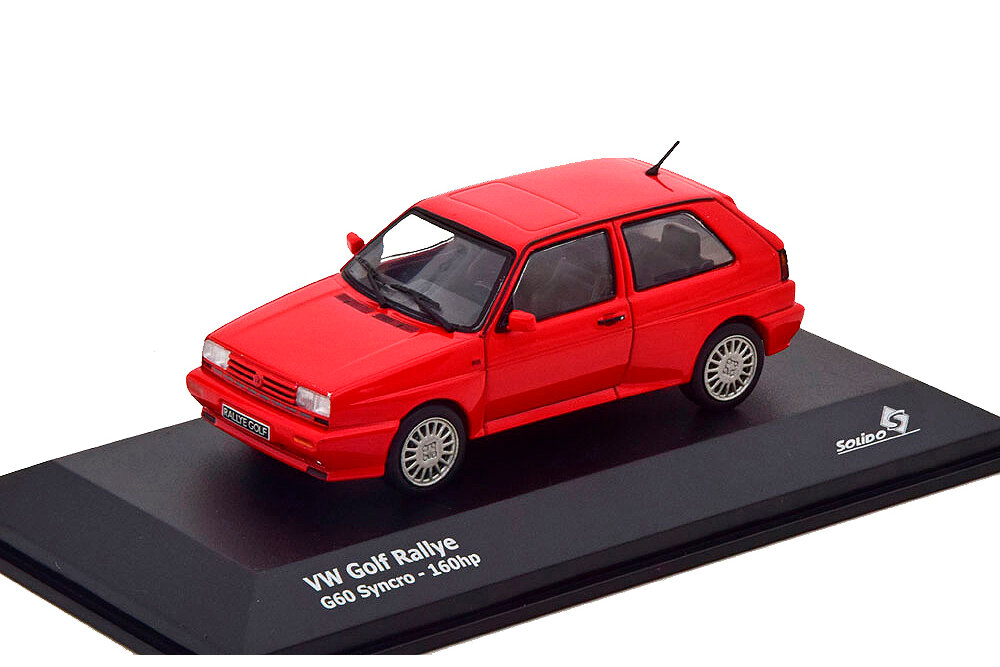 Модель коллекционная SOLIDO Vw volkswagen golf 2 G60 rally red / фольксваген гольф 2 красный
