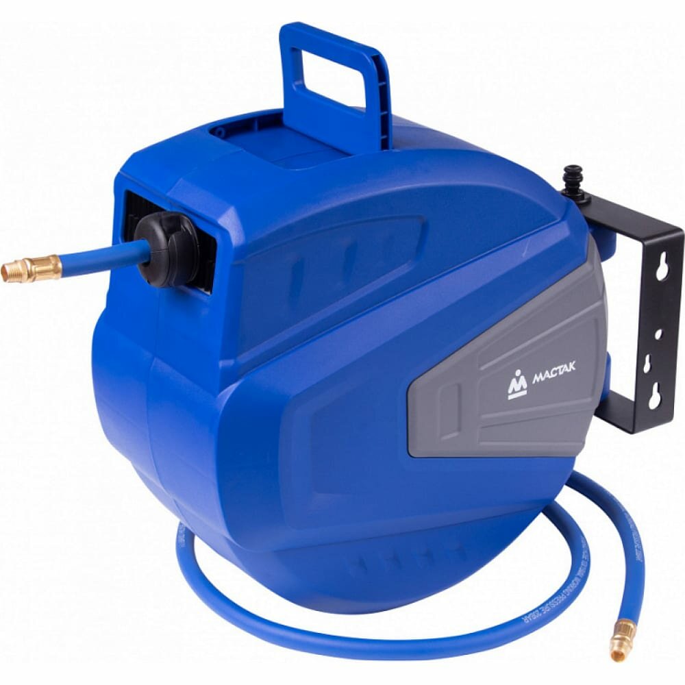 Шланг пневматический на автоматической катушке (15+1.5 м; 10х14.5 мм) мастак 681-10115HR, устойчив