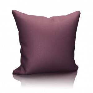 Декоративная подушка 40х40 см, Blackout, фиолетовый, тканевая со съемной наволочкой Kauffort