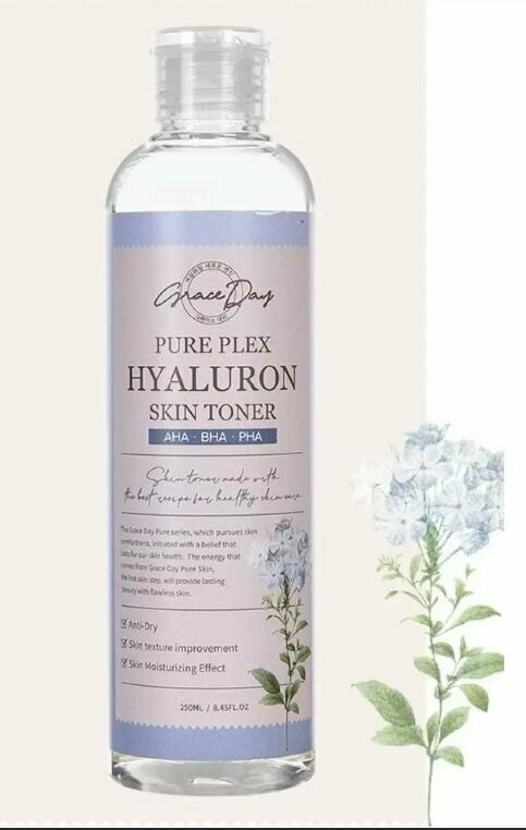 Grace Day Увлажняющий тонер с гиалуроновой кислотой Pure Plex Hyaluron Skin Toner