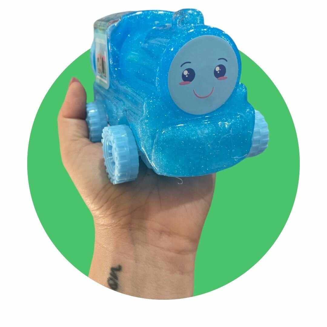 Слайм голубой