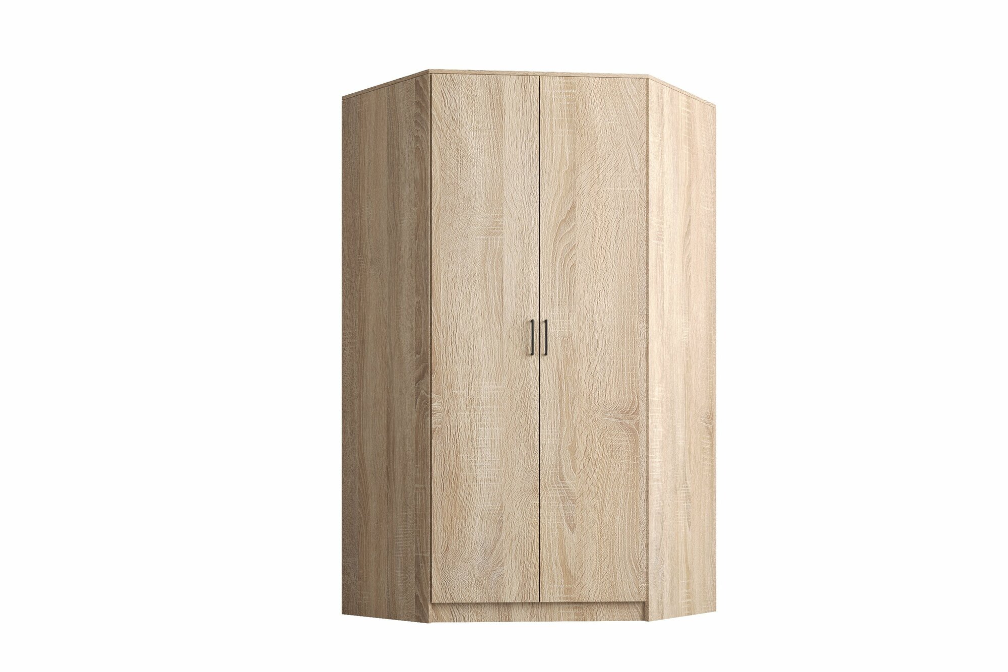 Шкаф-трапеция Вальгард 2 1100/1100-550/550-2000 наполнение белье/платье цвет дуб сонома
