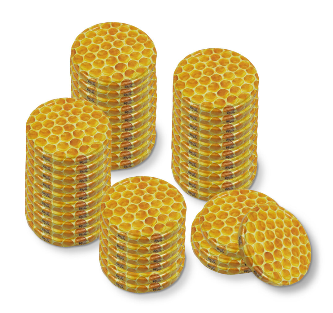 Крышка для консервирования Лето "твист", винтовая, эмаль, мультиколор, 82мм, 40шт