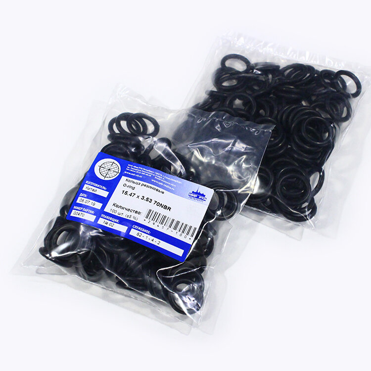 Кольца резиновые уплотнительные (O-ring) 15.47х3.53 70NBR (упаковка 100 шт. ±5%)