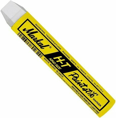 Маркер перманентный на основе твердой краски MARKAL HT Paintstik белый (81220)