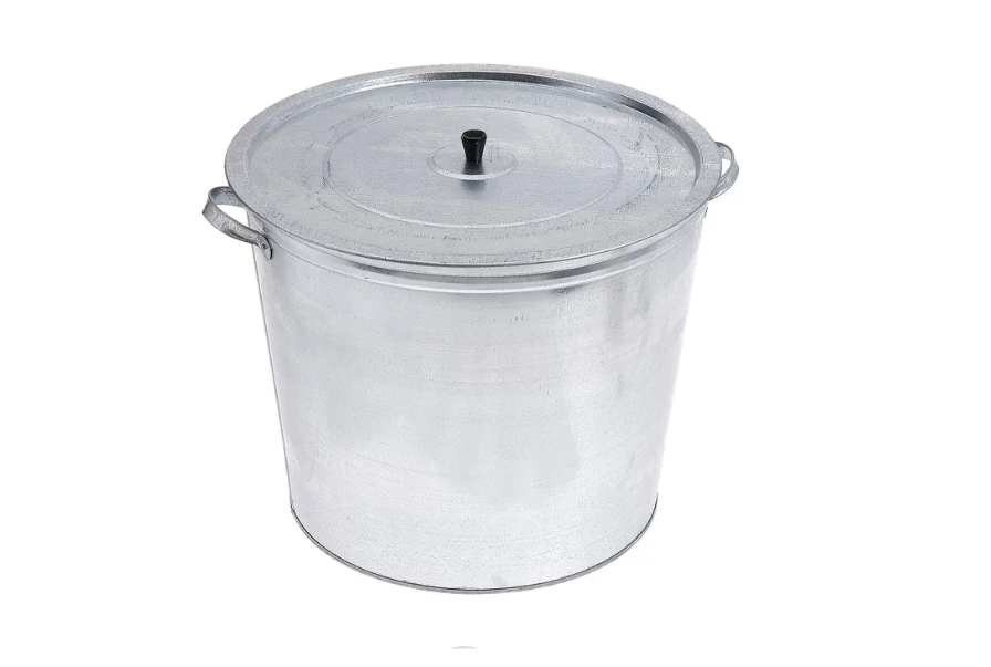 Лысьвенские эмали, Бак 52 л для белья с крышкой оцинкованный