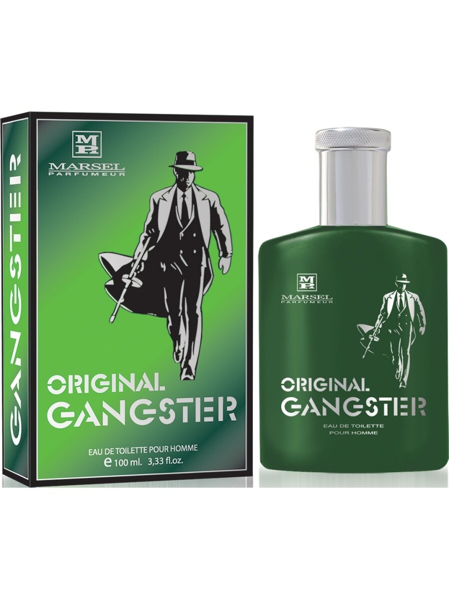 Туалетная вода Brocard "Gangster Original", древесно-пряный аромат, унисекс, 100мл