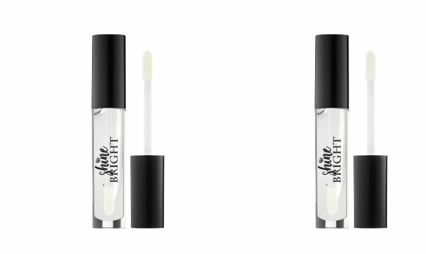 BelorDesign Блеск для губ Shine bright СП тон 001, в упаковке 2 шт