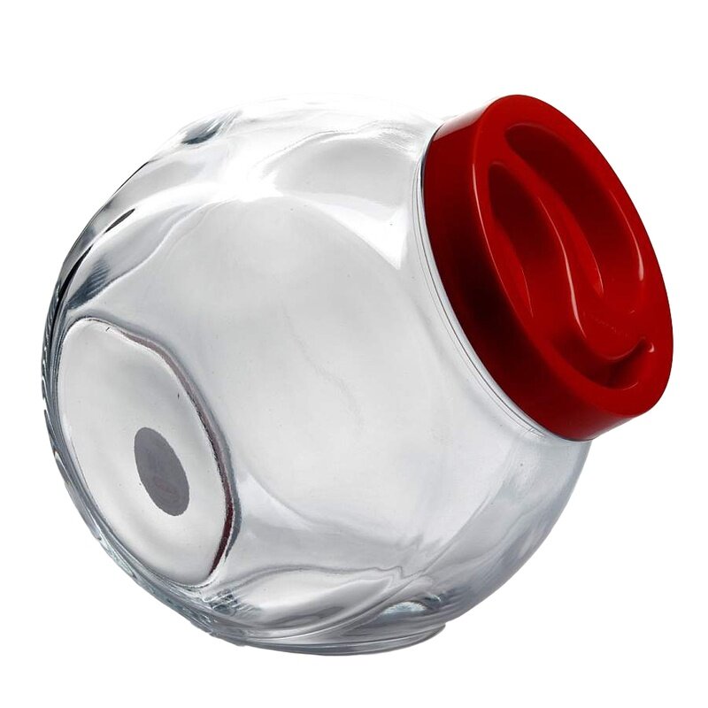 Банка для хранения продуктов Pasabahce С красной крышкой, Белла, 1500 мл (80000SLB)