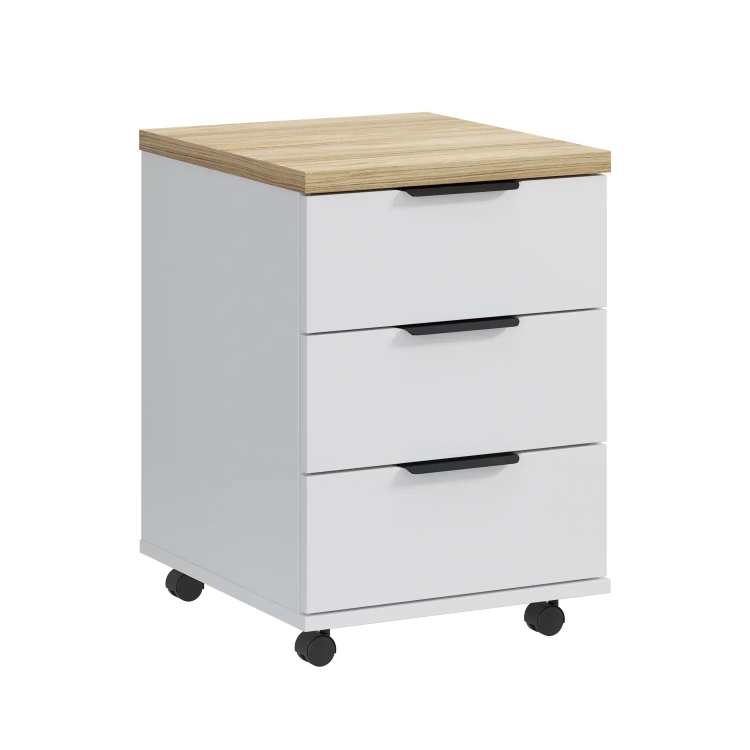 Compass тумба мобильная СкайЛайт СЛМ-12, 57х40х45, блэквуд ячменный/белый