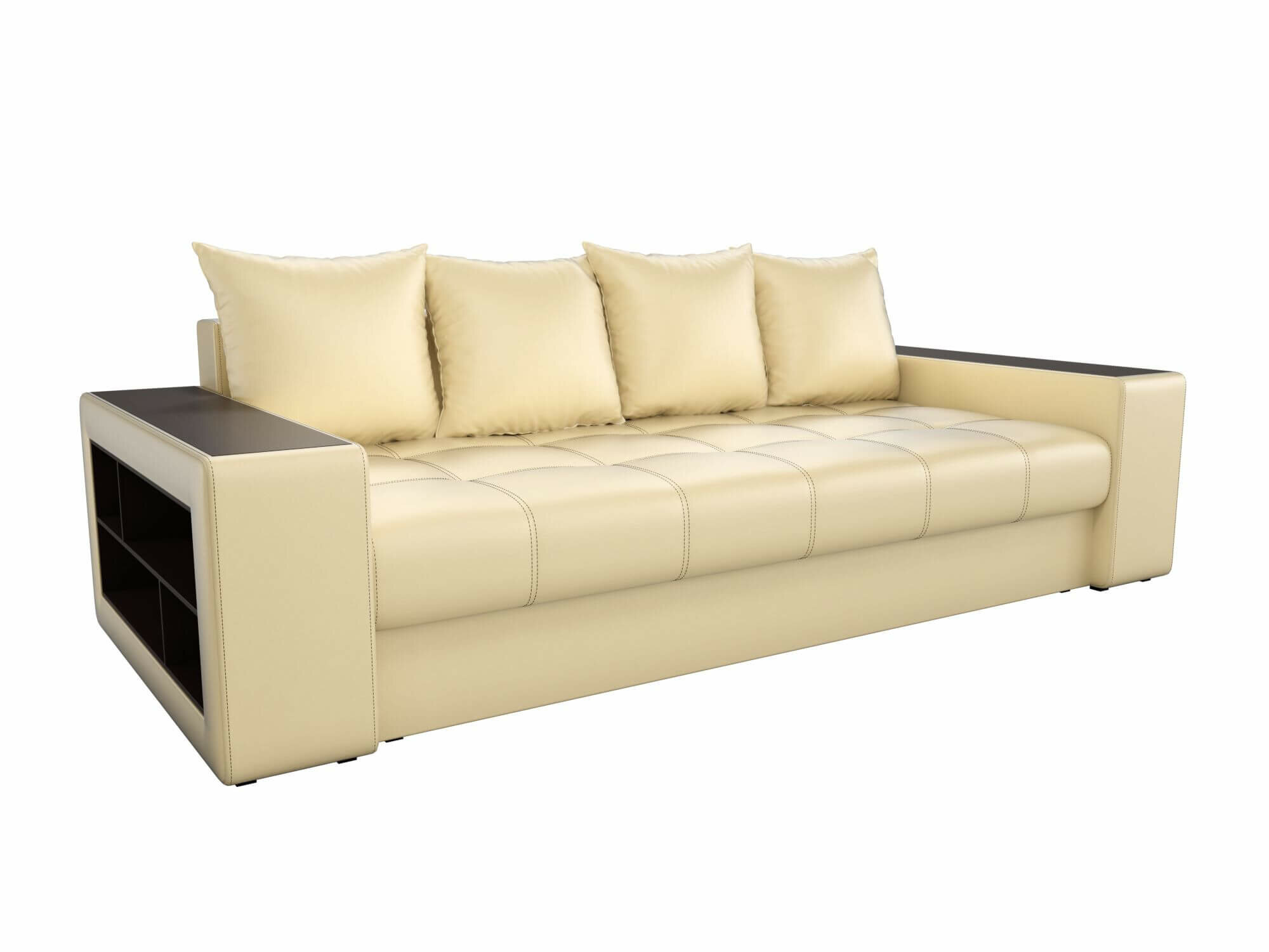 Artum Диван прямой Дубай эко кожа бежевый