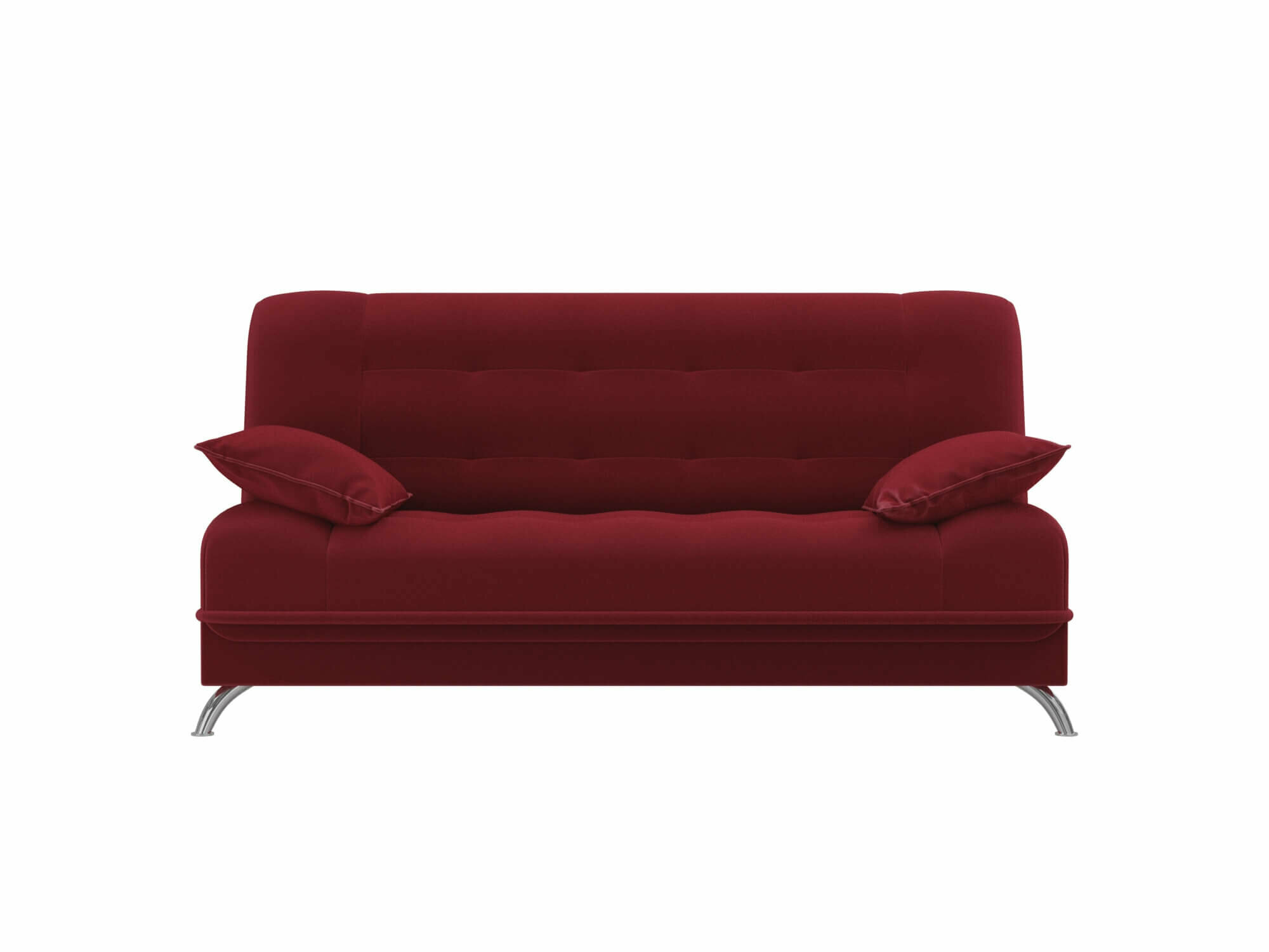 Artum Прямой диван Анна вельвет красный