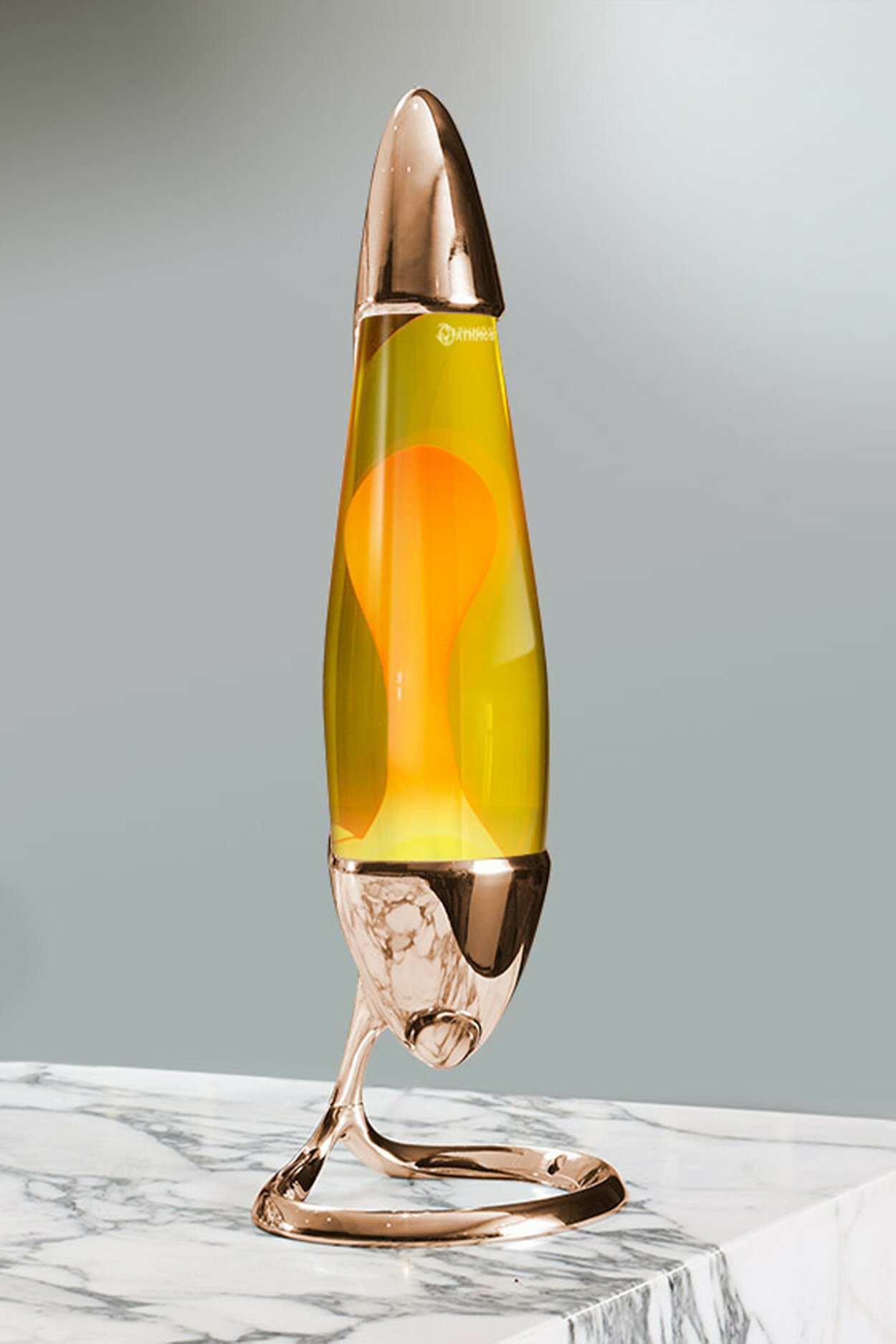 Лава-лампа Mathmos Neo Оранжевая/желтая Copper (Воск)