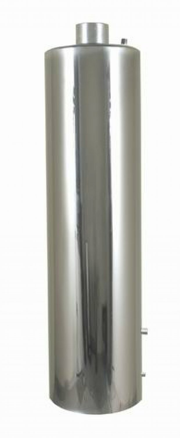 Бак для титанов Ермак КВЛН-90 INOX 90л, D31-33см, нерж сталь внутри и снаружи