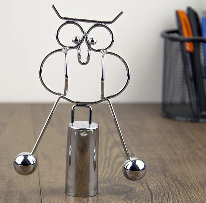 Маятник Сова 15х4х7 см, металл