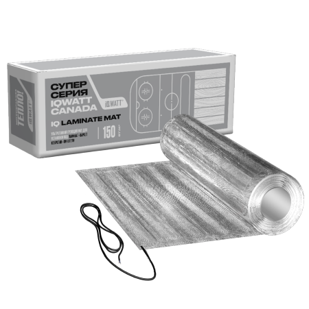 Ультратонкий греющий мат IQ LAMINATE MAT 150 вт/кв. м. - 3,0 кв. м, IqWatt