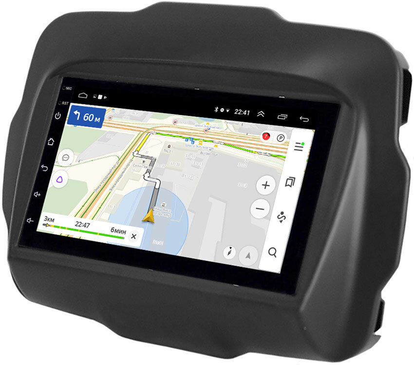 Магнитола в штатное место 2 din Jeep Renegade 2014-2025 Canbox 2/32 на Android 10 (GT7-RP-11-629-294) (IPS, DSP, CarPlay)