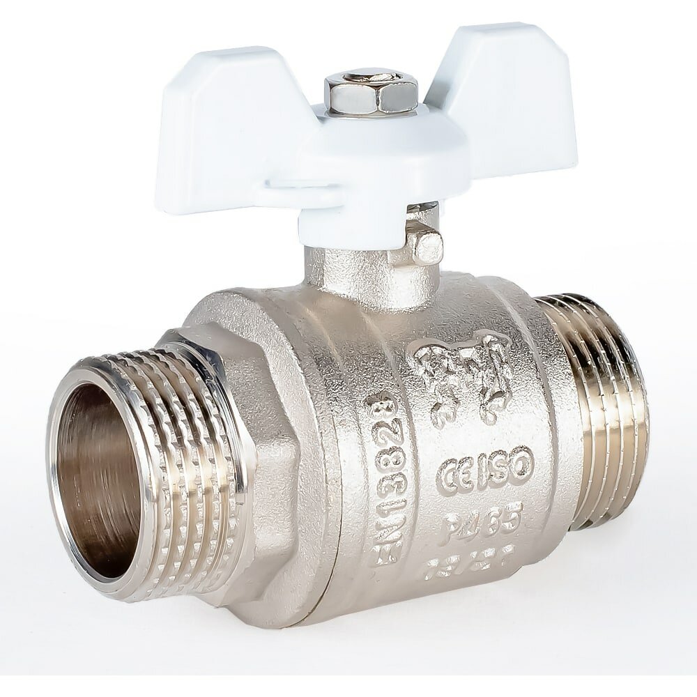 Шаровой кран PROFACTOR PF STANDARD ручка бабочка, н/н 1 дюйм PF FBV 308