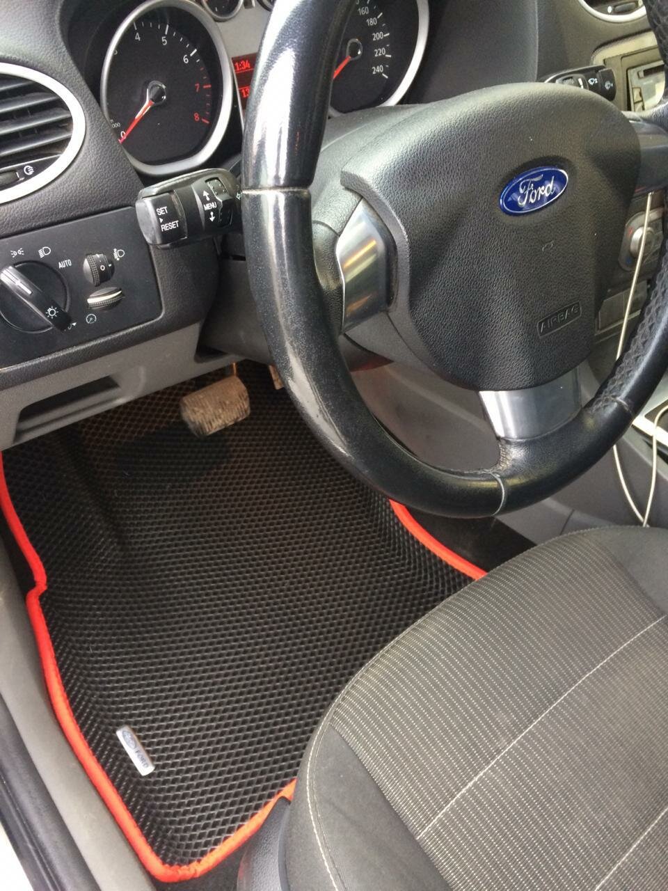 Автомобильные коврики EVA С бортами для FORD FOCUS II /форд фокус II 2005-2011 седан