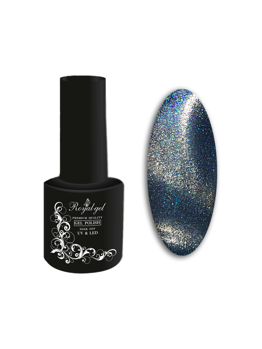 Гель лак Royal-gel "Броукат кошачий глаз" 10 мл. BCE05