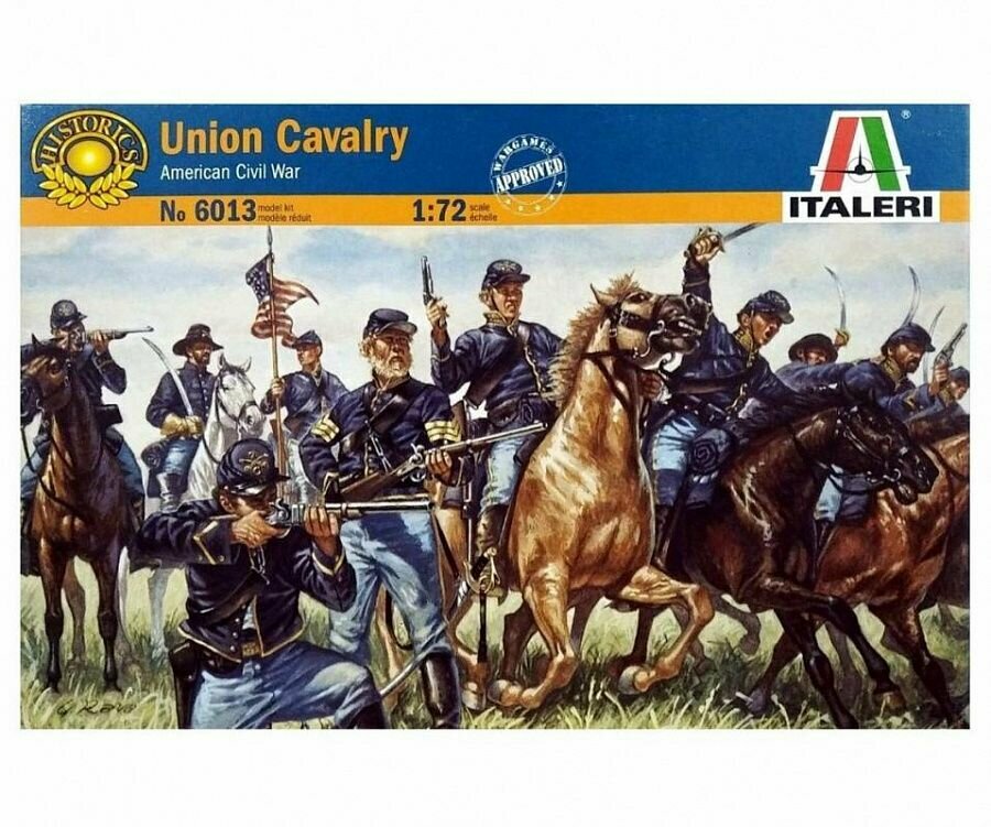 Сборная модель миниатюра / Модель для сборки Italeri / Солдатики Union Cavalry (American Civil War)