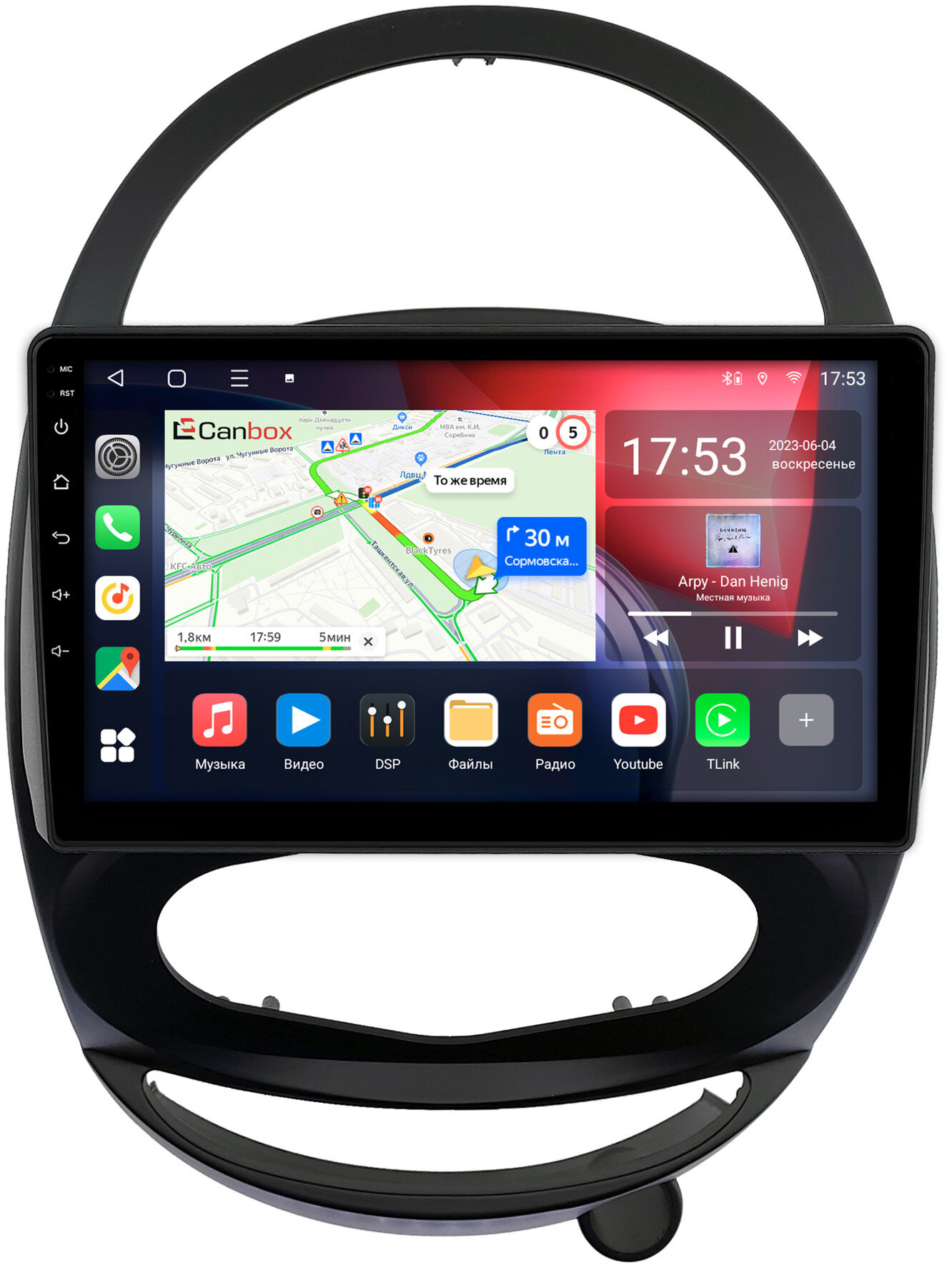 Штатная магнитола Canbox L-Line 4167-9-0030 для Chery IndiS (S18D) 2010-2015 на Android 10 (4G-SIM, 3/32, TS18, DSP, QLed)