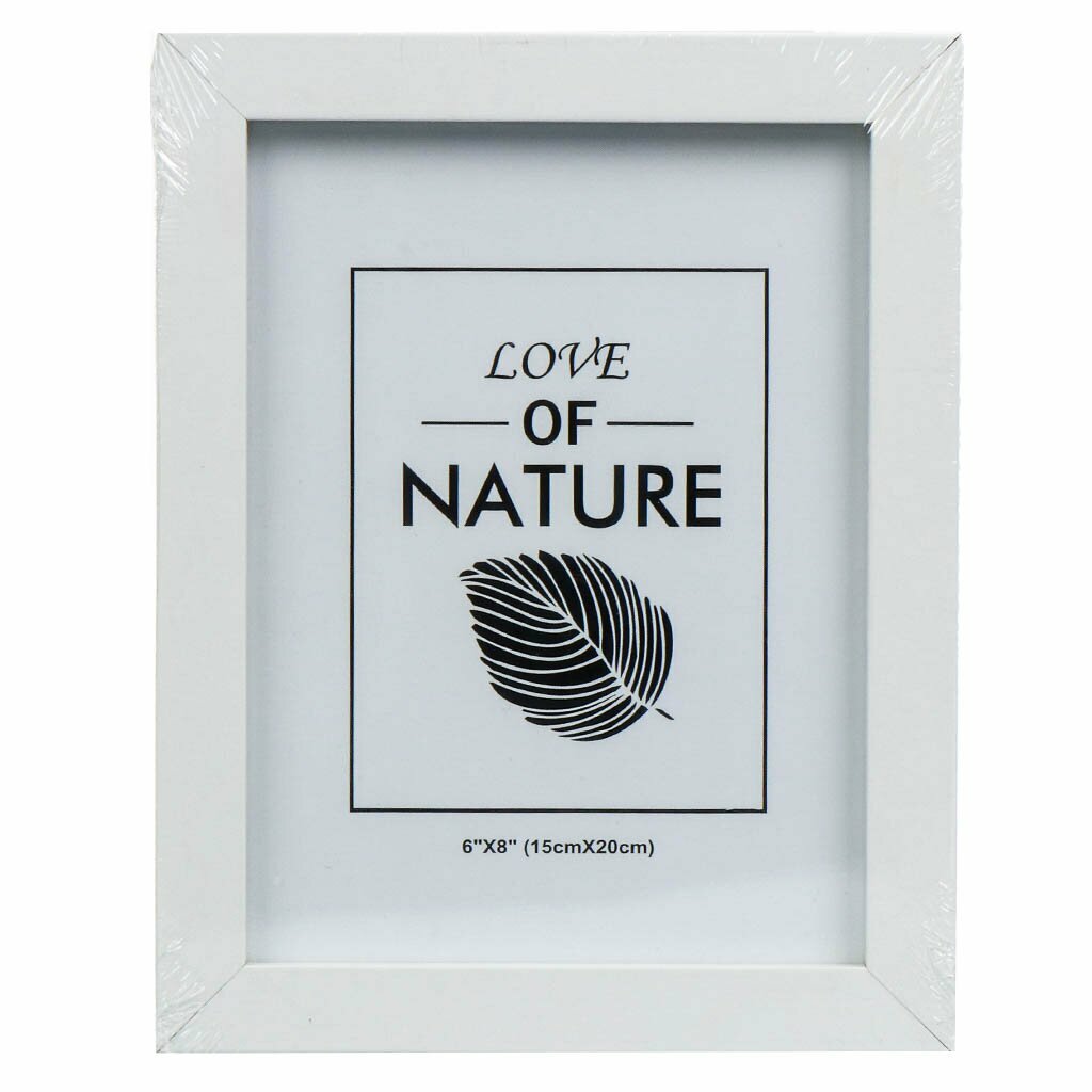 Фоторамка 15х20 см белая МДФ Y4-6758 Китай