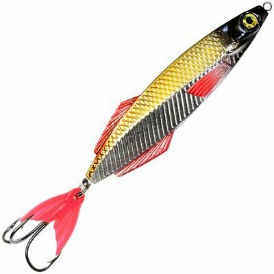 Блесна для рыбалки AQUA Ятаган 27,0 g, цвет 05 (серебро, золото), 1 штука