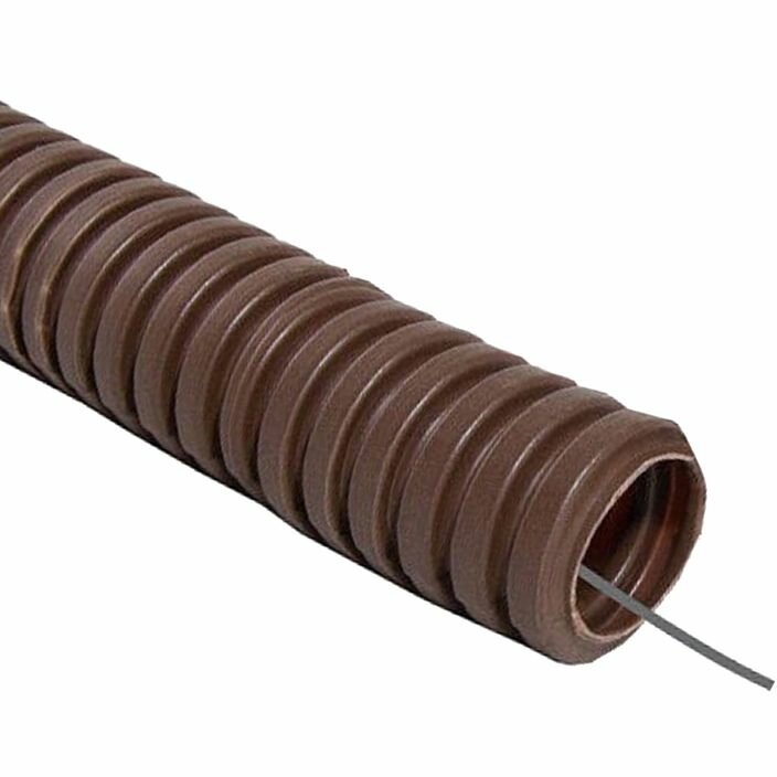 Гофра ПВХ бук D=16мм (25м) с зондом