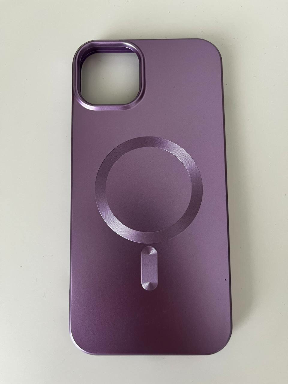 Чехол для iPhone 14 Plus с поддержкой MagSafe/ магсейф на Айфон 14 плюс для использования магнитных аксессуаров, противоударный