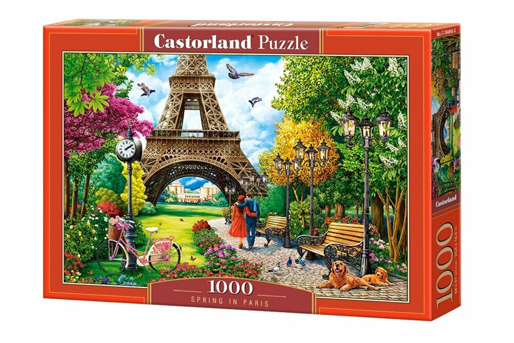 Пазл Castorland 1000 деталей, элементов: Весна в Париже