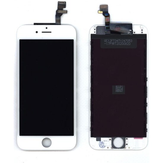 Дисплей с тачскрином Amperin для IPhone 6 в сборе с тачскрином AAA белый