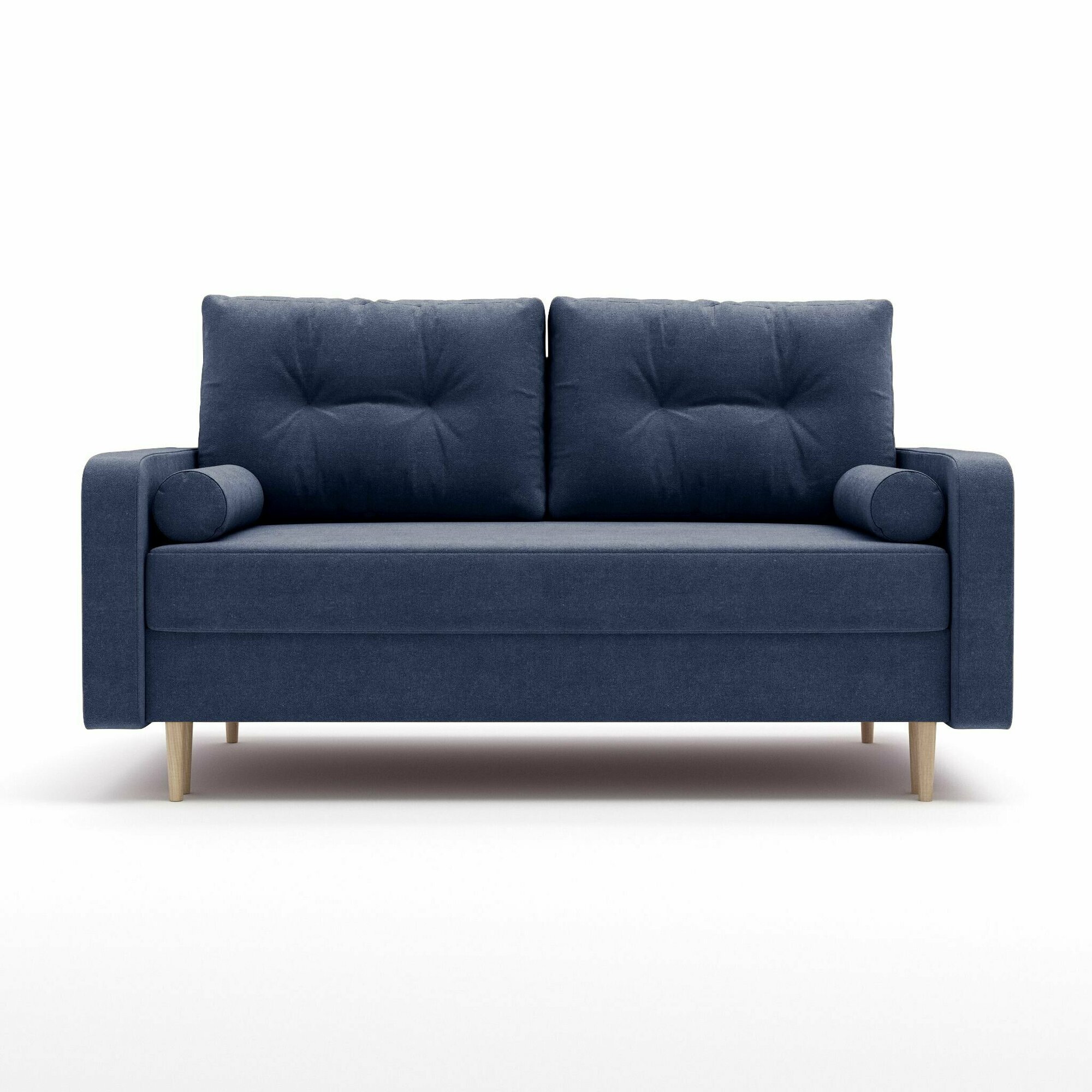 Диван-кровать малышка Дэйо, двухсекционный МТД, габариты 160*100*80 см, спальное место 140*195 см, микровелюр, без ящика для хранения