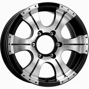 КиК Байконур 7x15 6x139,7 ET 20 Dia 108,5 (алмаз-черный)