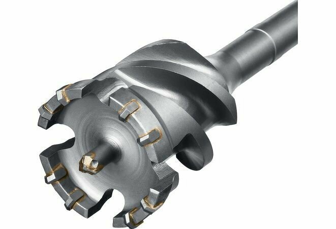 ЗУБР Проломной бур 80 х 500/600 мм, Профессионал