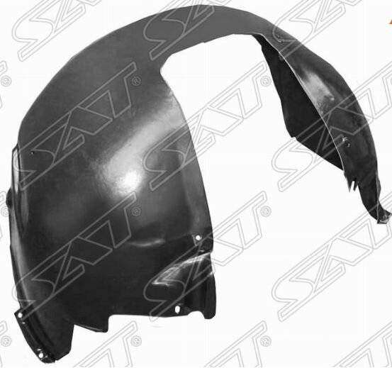 Локер SAT 306-BMF031, для BMW 5 Series 2000-2006, подкрылок, передняя, правая, чёрная