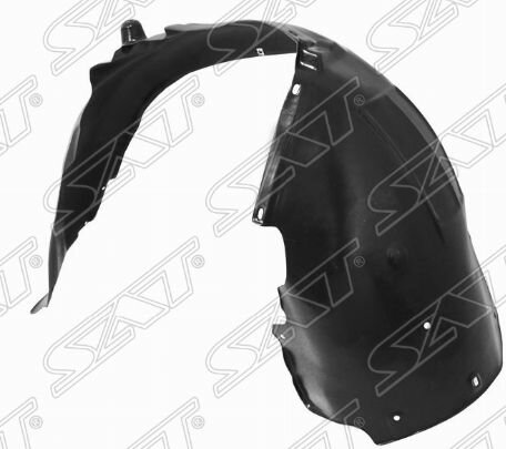 Подкрылок SAT, для Audi A4/S4, черный, передняя, левая, 1 шт