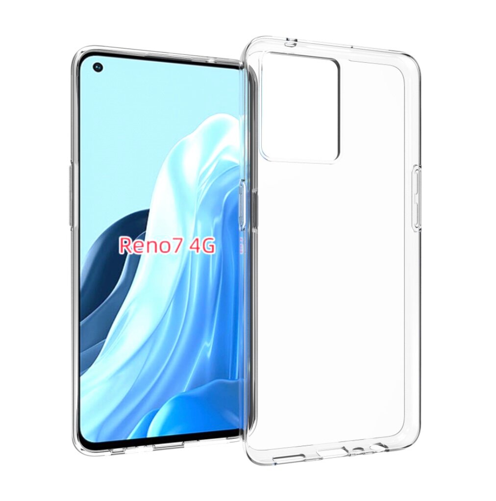 Чехол задняя-панель-накладка-бампер MyPads Tocco для OPPO RENO 7 4G ультра-тонкий из силикона прозрачный