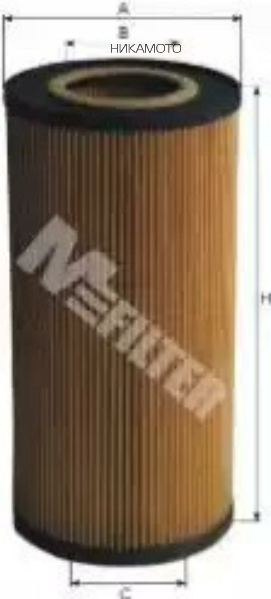 M-FILTER TE643 фильтрующий элемент масла !(бп)H220.7 D111 d56 \ DAF CF85/XF95/105 05>