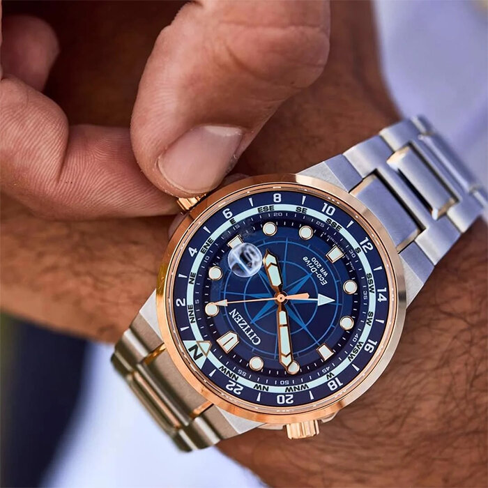 Наручные часы CITIZEN Eco-Drive, синий — фото 1
