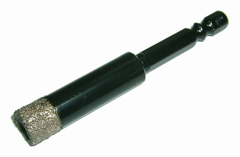 Коронка алмазная по керамограниту 12мм PROFI 1/4" 31112