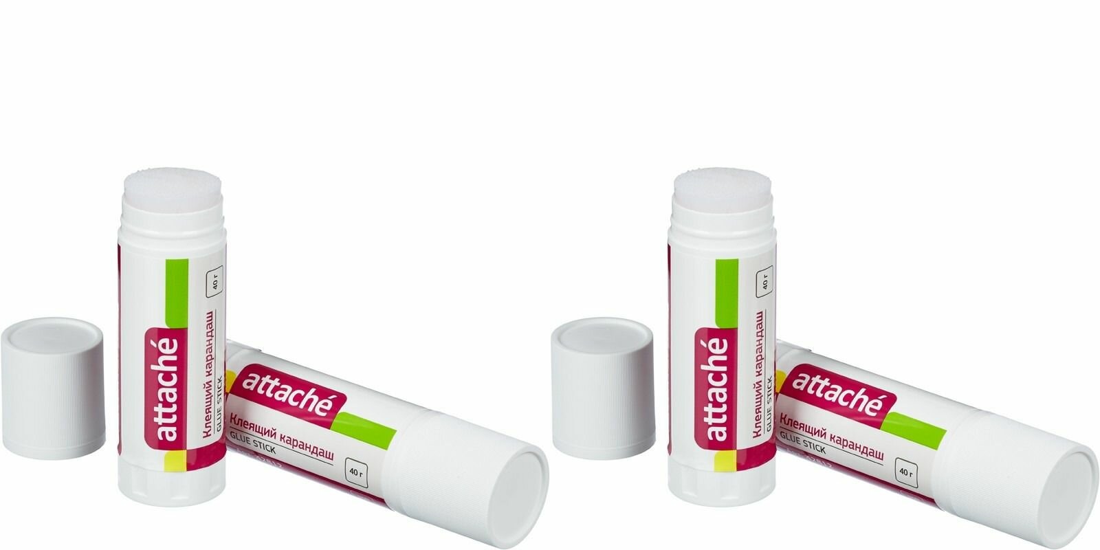 Attache Клей-карандаш Extra, 40 г, 2 шт