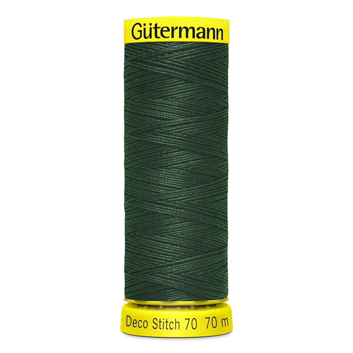 Нитки швейные Deco Stitch 70, 70 м*5 шт, для декоративных швов, Gutermann (472 темно-бутылочный)